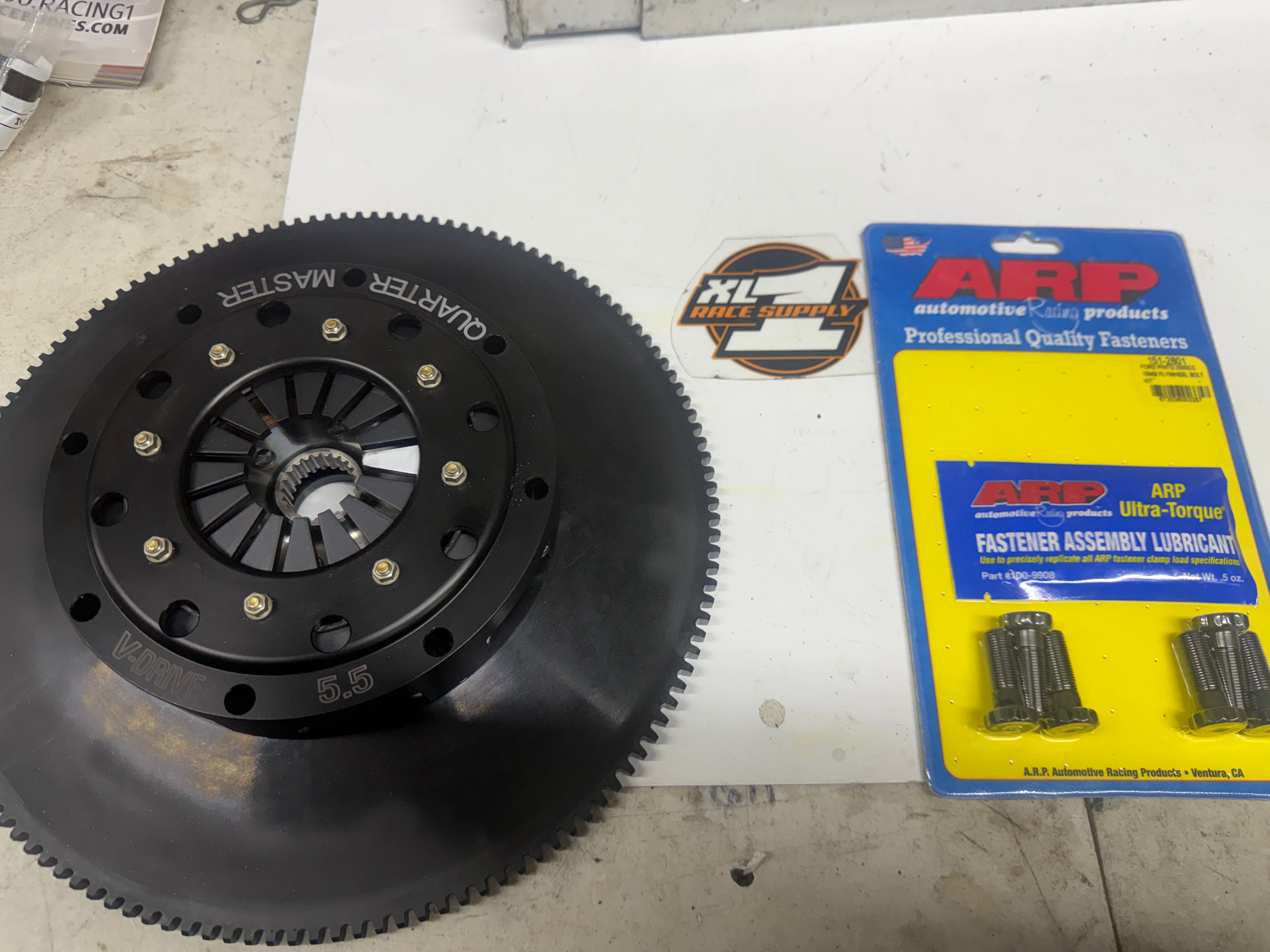 5.5” Single disc Quarter Master clutch set up. 2.3L Lima 23 spline ...
